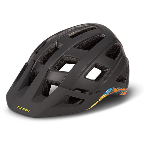 Casca CASCA CUBE HELMET BADGER Black Splash M (56-59) - Bikezone.ro