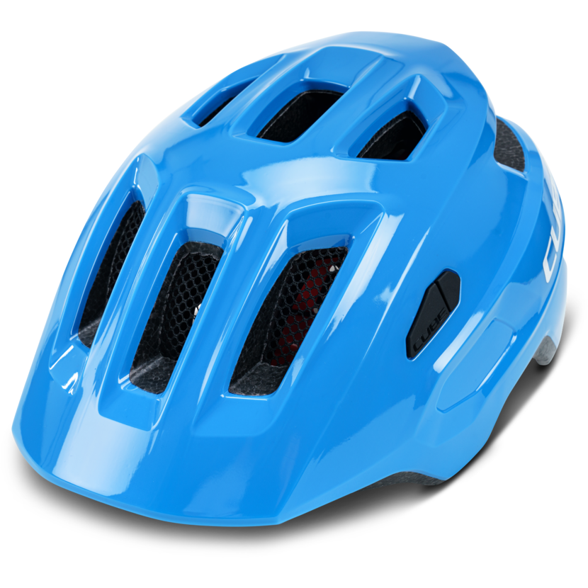Casca Casca CUBE LINOK TEAMLINE Glossy Blue Red - Bikezone.ro
